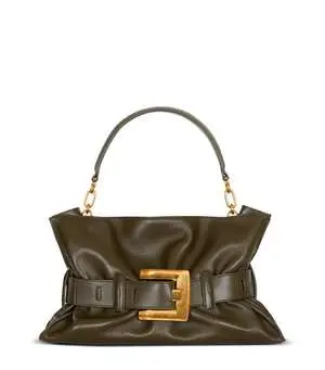 Balmain Medium Leather Anthem Shoulder Bag