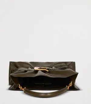 Balmain Medium Leather Anthem Shoulder Bag