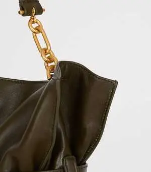 Balmain Medium Leather Anthem Shoulder Bag
