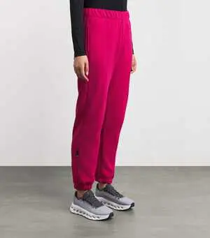 On Organic Cotton-blend Club Sweatpants - Pink