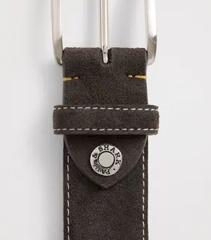Paul & Shark Suede Belt - Brown