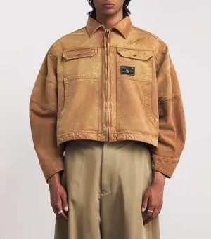 WILLY CHAVARRIA Cotton Canvas Stockton Jacket - Green