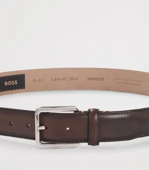 BOSS Leather Belt With Logo