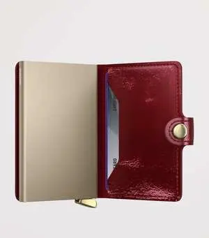 SECRID Leather Miniwallet - Red