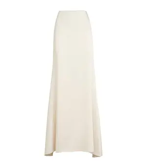 Brunello Cucinelli Satin Maxi Skirt