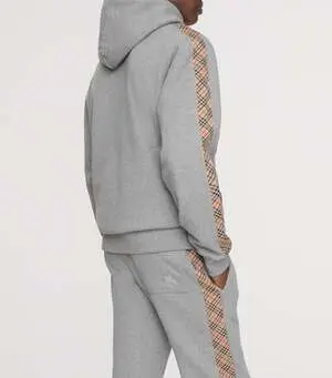 Burberry Cotton Check-trim Hoodie
