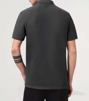 ALLSAINTS Organic Cotton Reform Polo Shirt - Grey