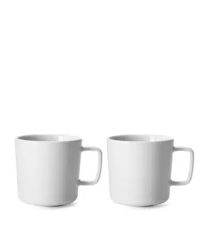 LSA INTERNATIONAL Set Of 2 Porcelain Collective Mugs - White