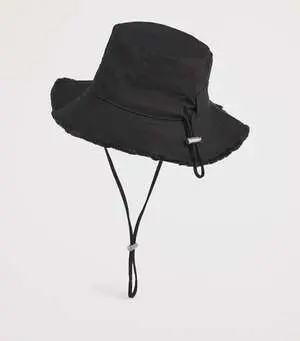 Jacquemus Artichaut Logo Bucket Hat - Black