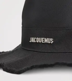 Jacquemus Artichaut Logo Bucket Hat - Black