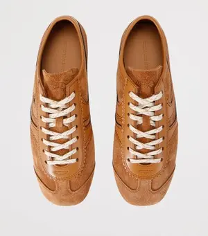 Dries Van Noten Suede Dustin Sneakers - Beige