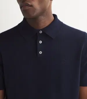 Harrods Cashmere Polo Shirt