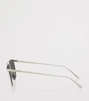 Saint Laurent Metal Pilot Sunglasses
