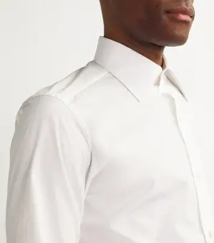 TOM FORD Cotton Poplin Shirt - White