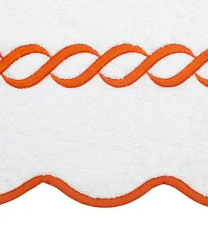 PRATESI Cotton Treccia Bath Towel - Orange