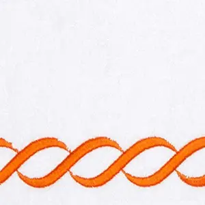 PRATESI Cotton Treccia Bath Towel - Orange