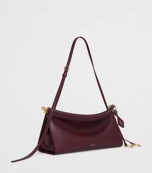 Alaïa Le Click East West Leather Shoulder Bag - Red