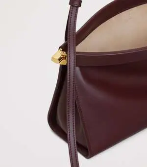 Alaïa Le Click East West Leather Shoulder Bag - Red