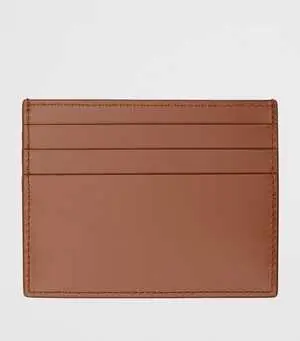 SWAINE Leather Card Holder - Brown