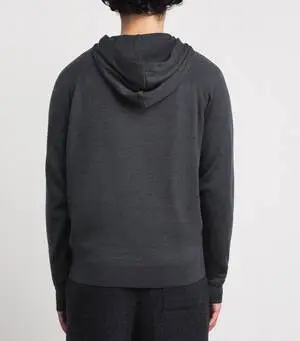 John Smedley Extra Fine Merino Wool Carty Zip-up Hoodie