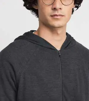 John Smedley Extra Fine Merino Wool Carty Zip-up Hoodie
