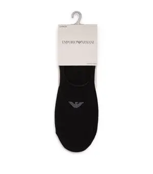 Emporio Armani Invisible Logo Socks - Black