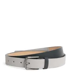 Giorgio Armani Leather Belt - Blue