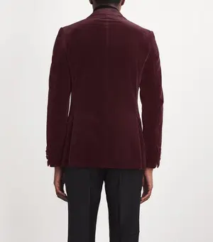 Brioni Velvet Single-breasted Blazer