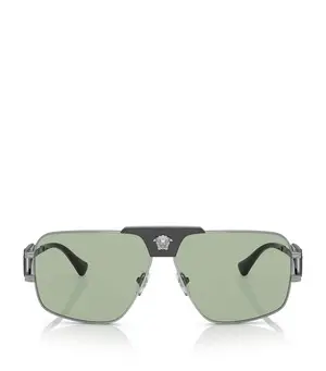 Versace Rectangle Sunglasses - Grey