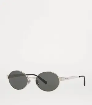 Saint Laurent Metal Sl 692 Sunglasses - Silver