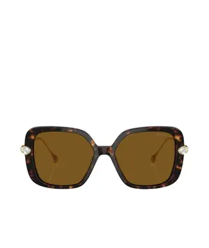 SWAROVSKI Oversized Sk6011 Sunglasses - Brown