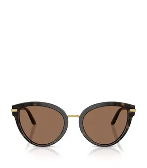 Dolce & Gabbana Butterfly Sunglasses - Brown
