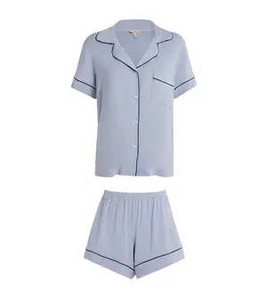 Eberjey Gisele Short Pyjama Set - Blue