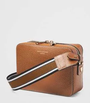 ASPINAL OF LONDON Leather Camera Bag - Brown