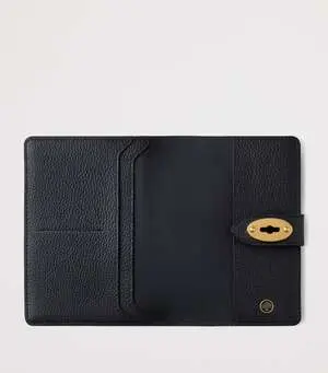 Mulberry Leather Darley Passport Holder - Black