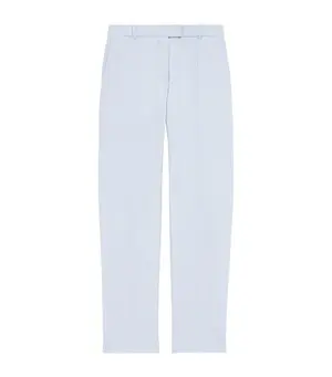 Alexander McQueen Cropped Trousers - Blue