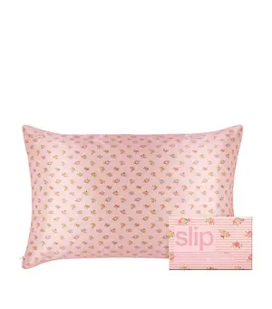 Slip Silk Queen Pillowcase - Petal