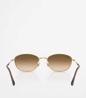 Ray-ban Irregular Sunglasses - Gold