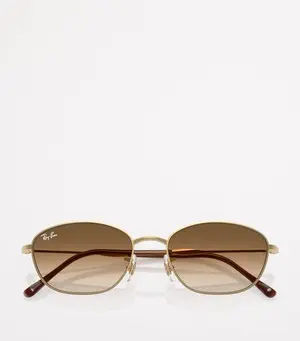 Ray-ban Irregular Sunglasses - Gold
