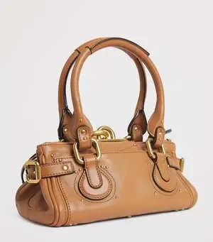 Chloé Small Leather Paddington Top-handle Bag - Brown