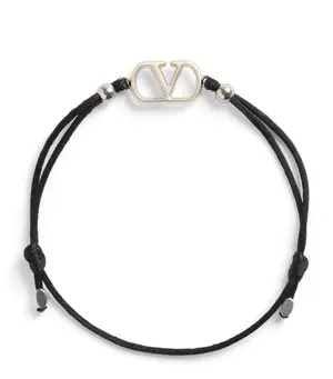 Valentino Garavani Vlogo Signature Bracelet - Black