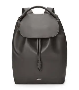 Loewe Leather Flamenco Backpack - Grey