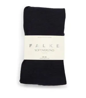 Falke Softmerino Tights - Navy