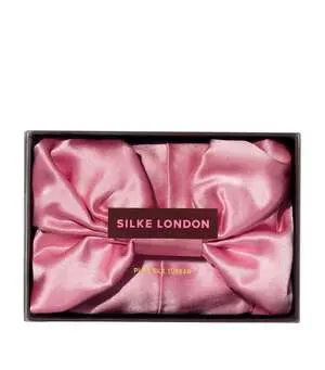 SILKE LONDON Mulberry Silk Hair Bonnet - Pink