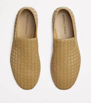 Bottega Veneta Lambskin Sunday Slippers - Neutral