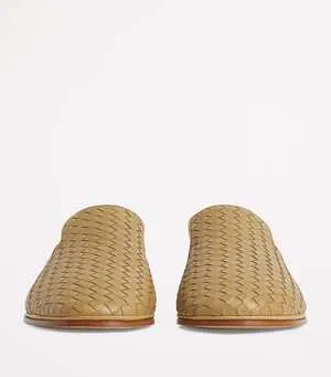 Bottega Veneta Lambskin Sunday Slippers - Neutral