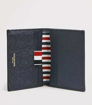 Thom Browne Leather Double Card Holder