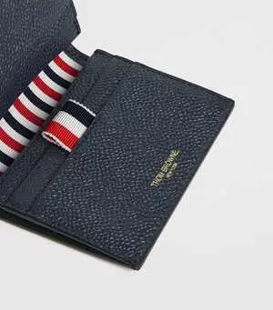 Thom Browne Leather Double Card Holder