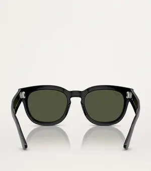 Ray-ban Propionate Mega Hawkeye Sunglasses - Black