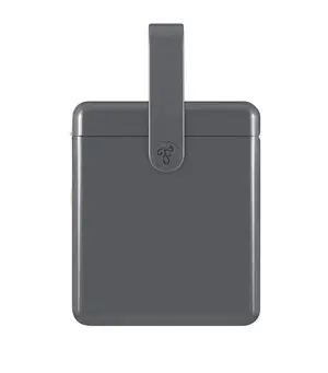 FIELDBAR Mini Bar Cooler Box With Leather Sling - Grey